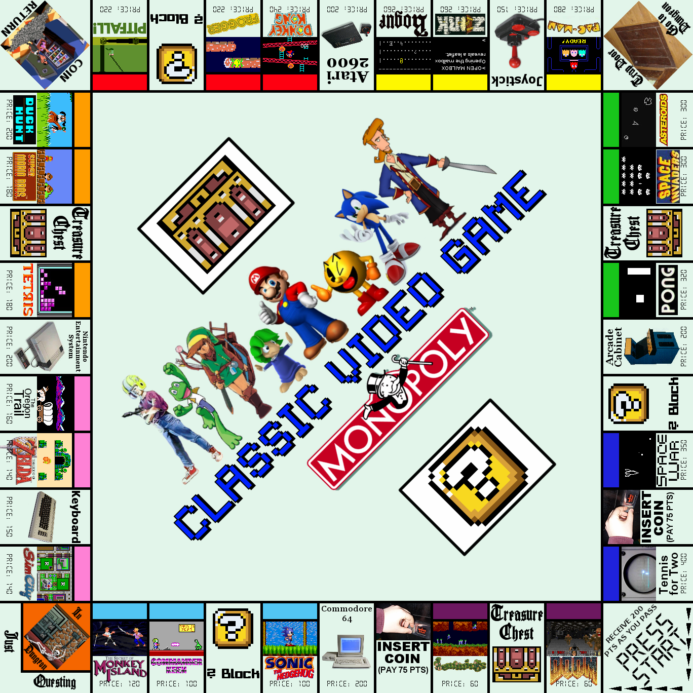 El Monopoly más original • Consola y Tablero