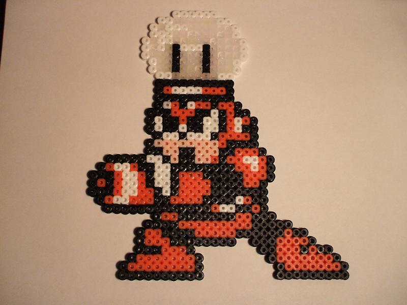 Hama Beads de Mega Man • Consola y Tablero