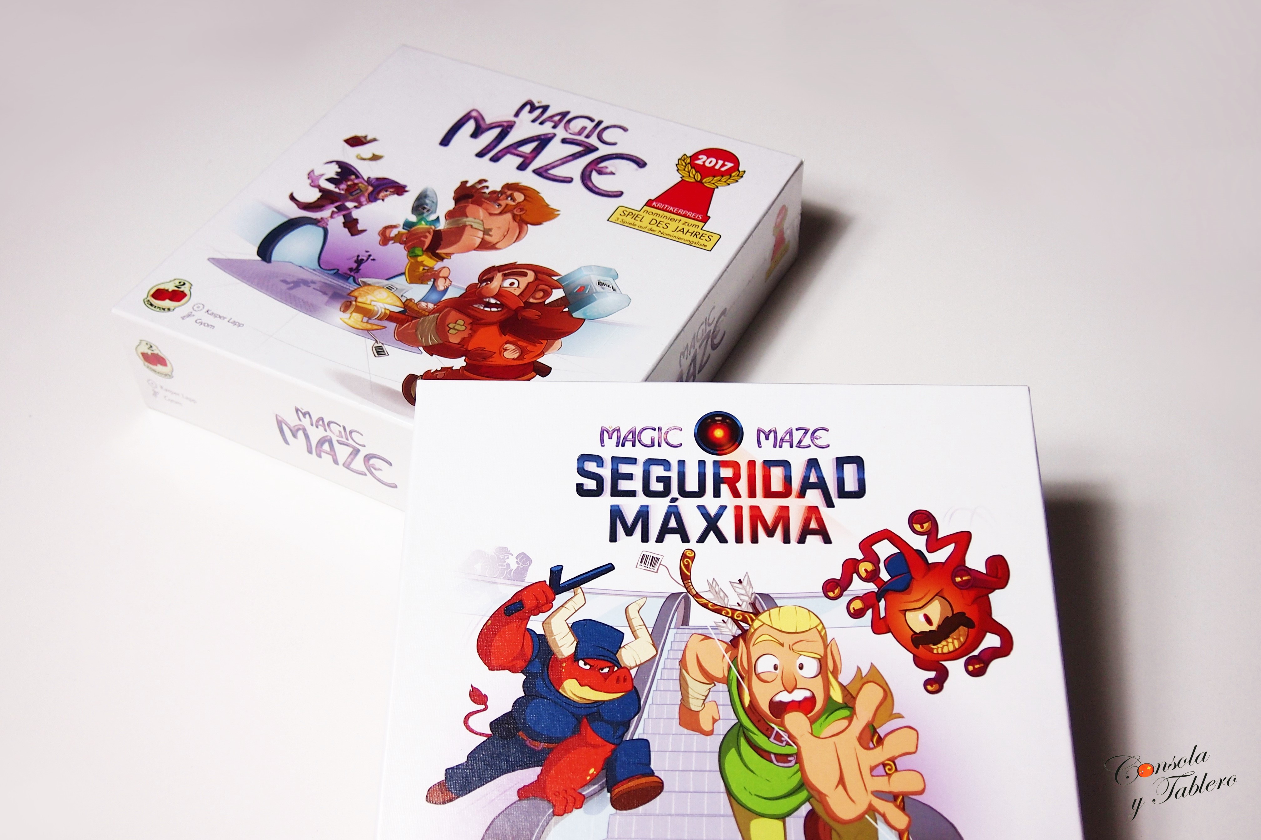 Magic Maze: Seguridad Máxima, la locura sube de nivel • Consola y Tablero