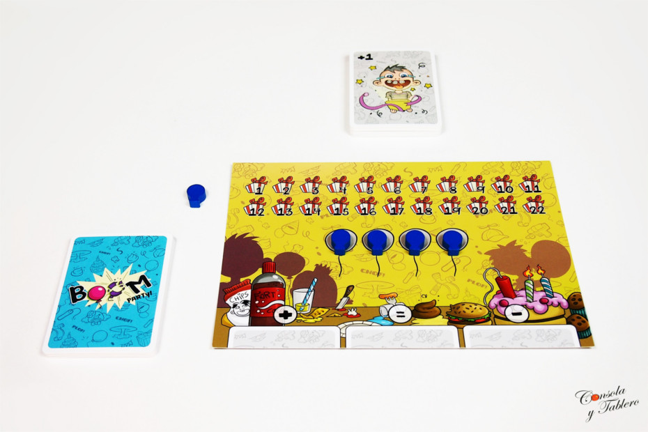 Plano Detalle: Boom Party! • Consola y Tablero