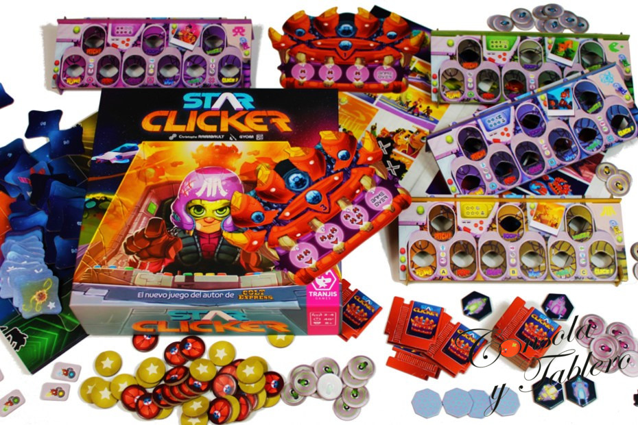 Plano Detalle: Star Clicker • Consola y Tablero