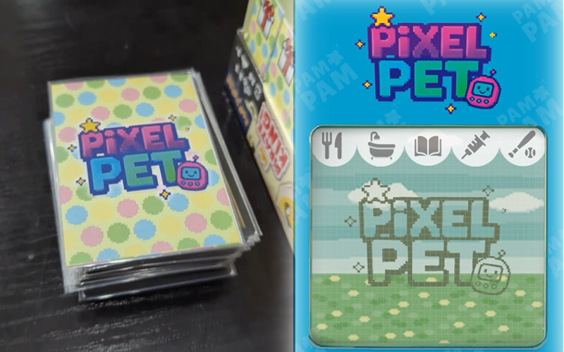 Pixel Pet, un Tamagotchi en un juego de mesa • Consola y Tablero